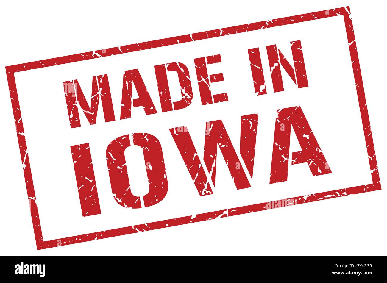 made in Iowa stamp Stock Vector Image & Art - Alamy