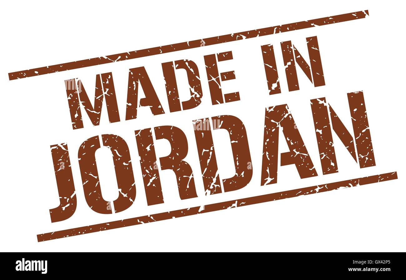 Made in jordan stamp hi-res stock photography and images - Alamy