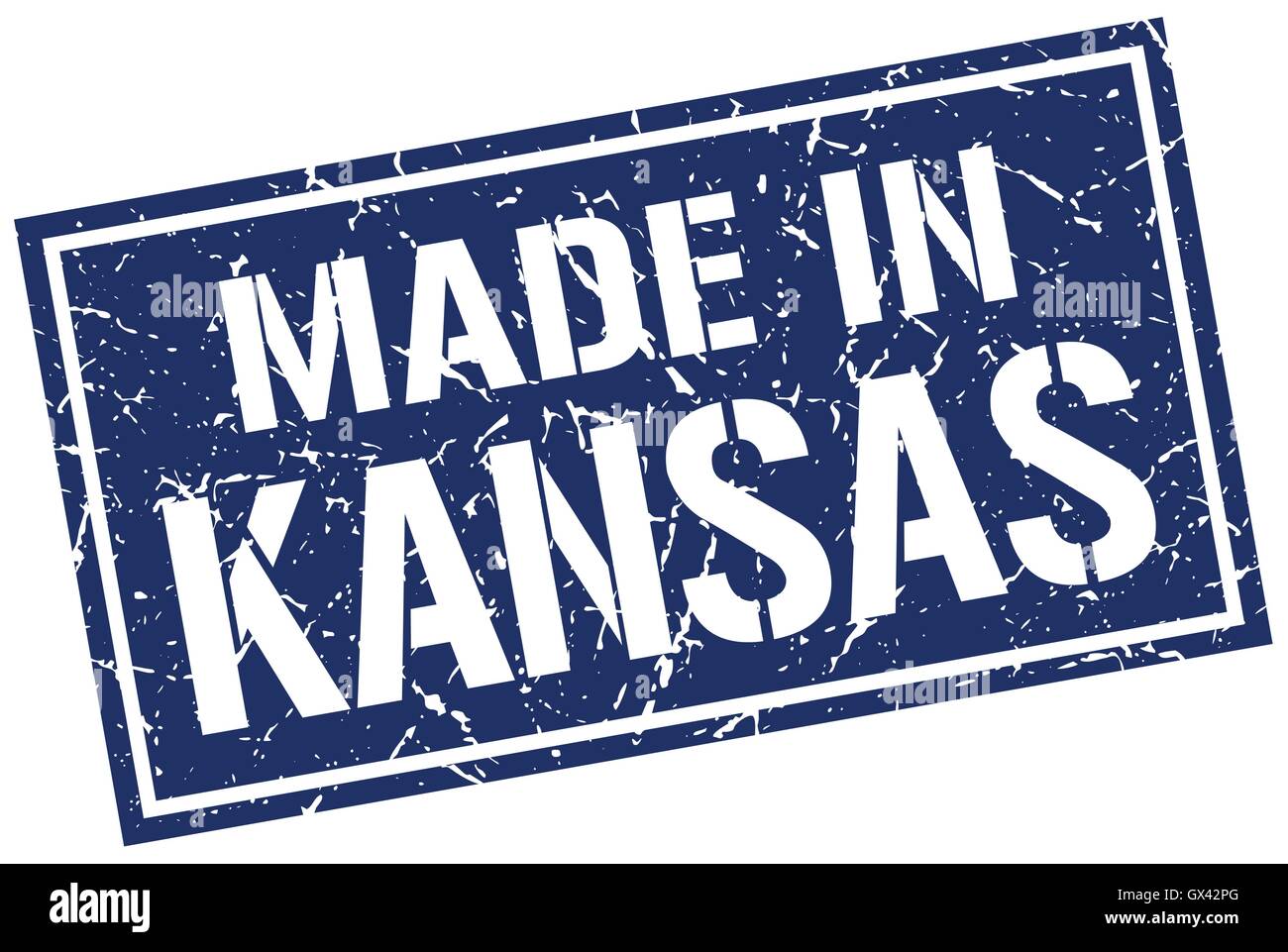 made in Kansas stamp Stock Vector Image & Art - Alamy