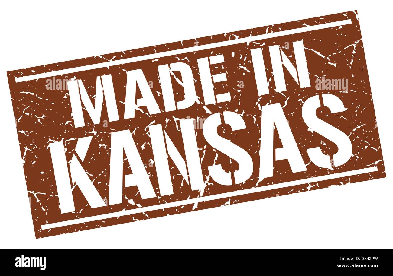 made in Kansas stamp Stock Vector Image & Art - Alamy