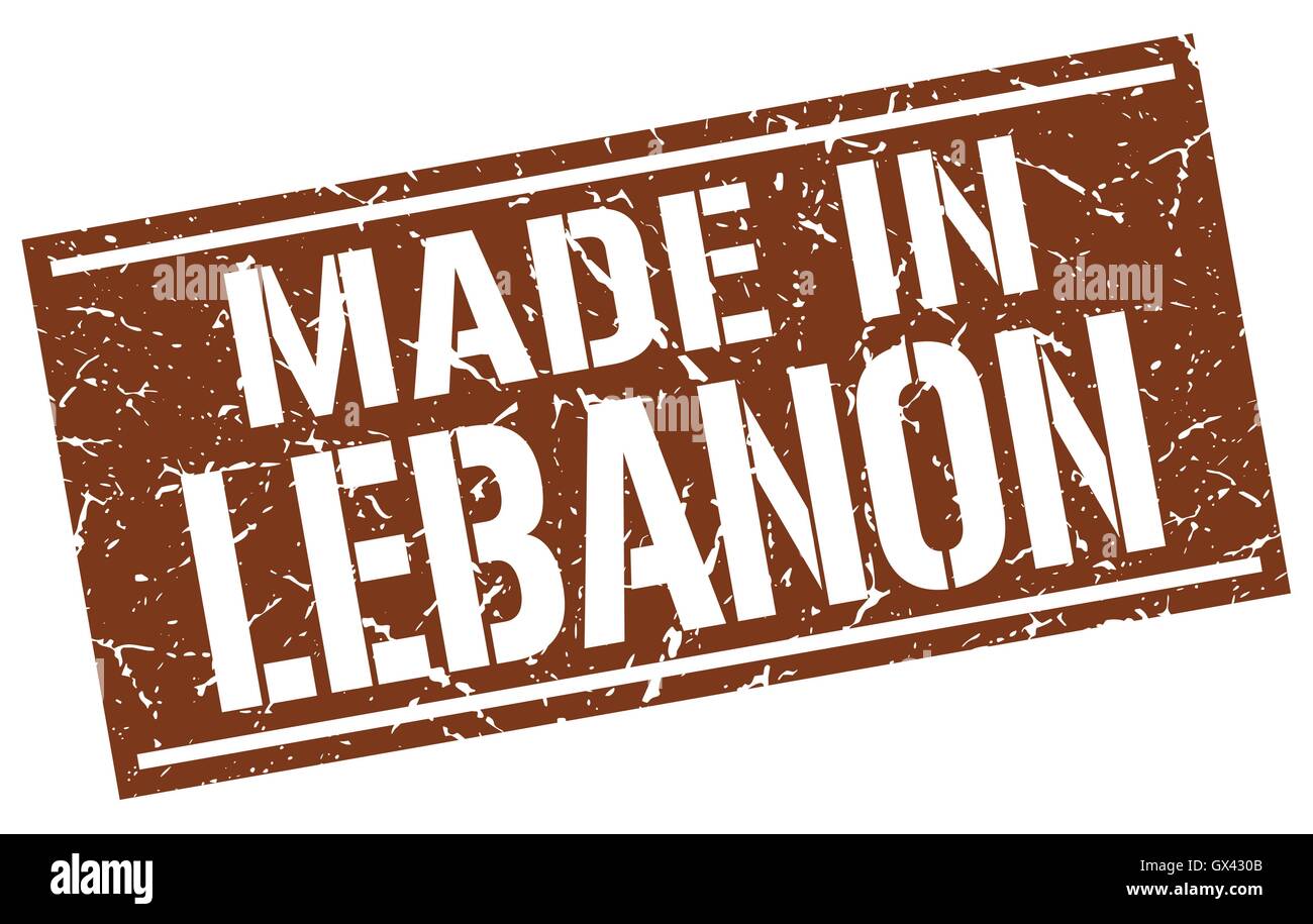 made in Lebanon stamp Stock Vector Image & Art - Alamy