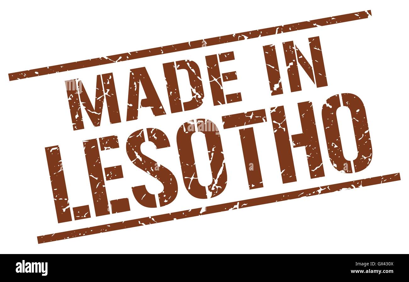 made in Lesotho stamp Stock Vector Image & Art - Alamy