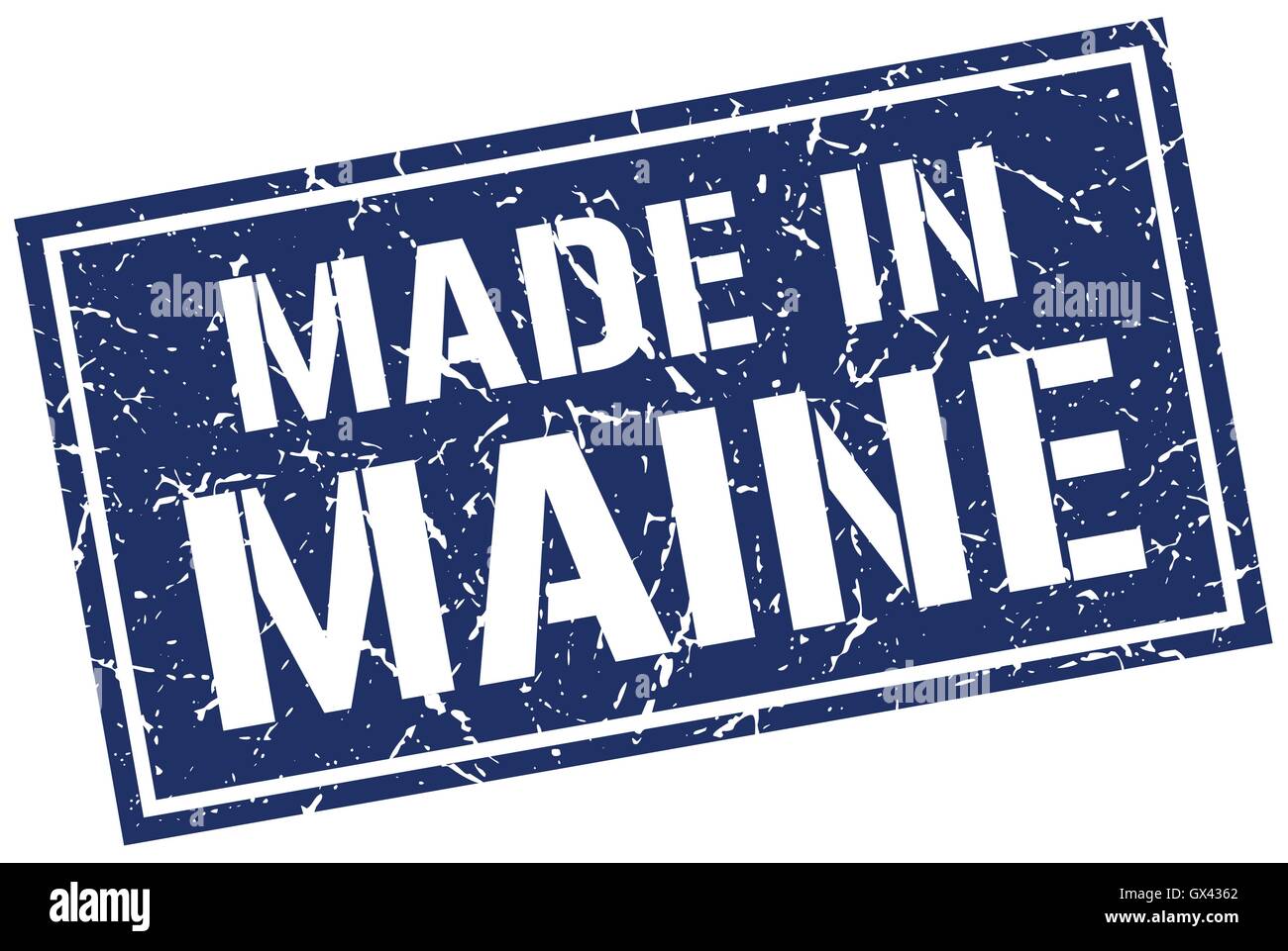 made in Maine stamp Stock Vector Image & Art - Alamy