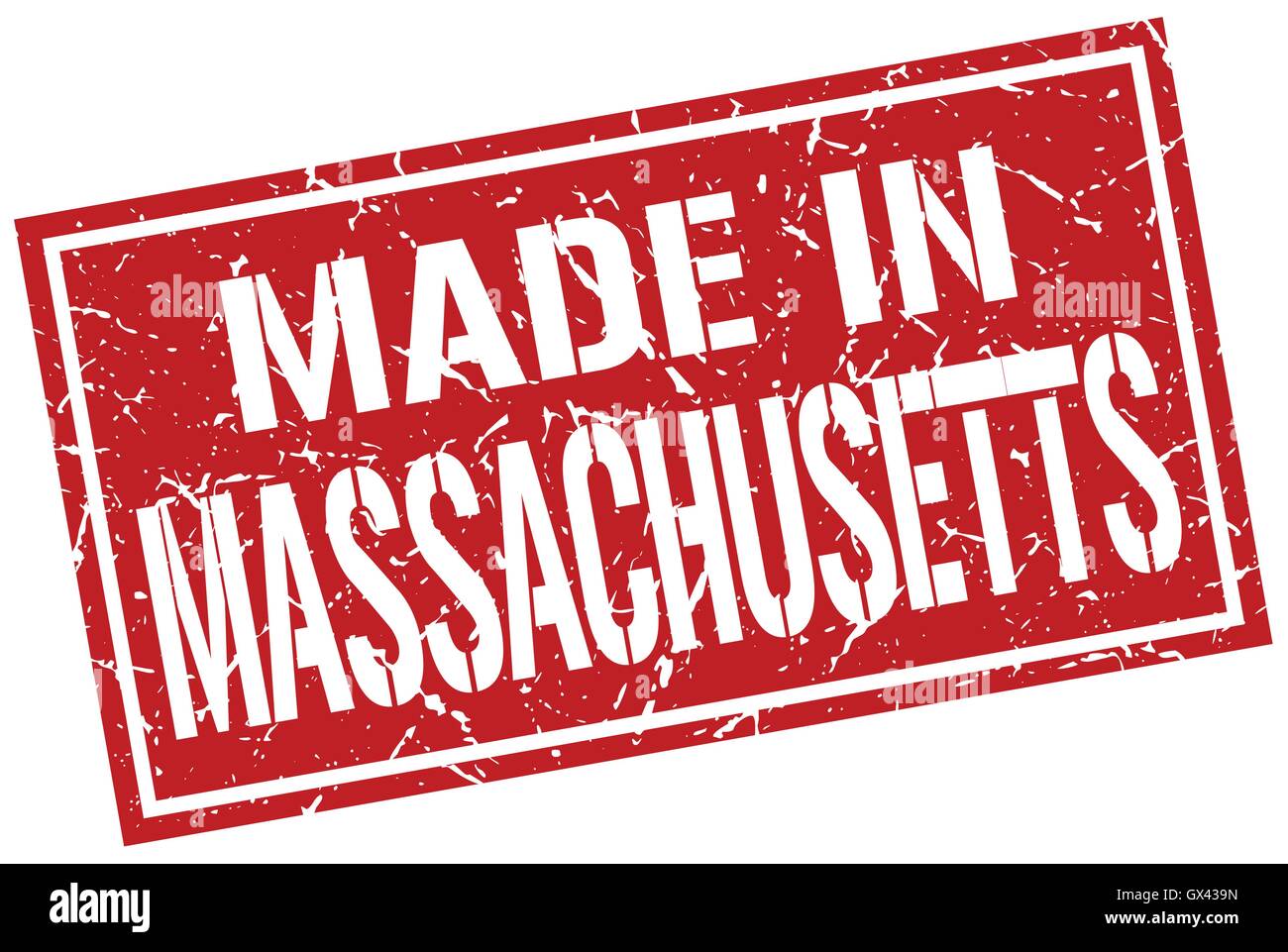 made in Massachusetts stamp Stock Vector Image & Art - Alamy