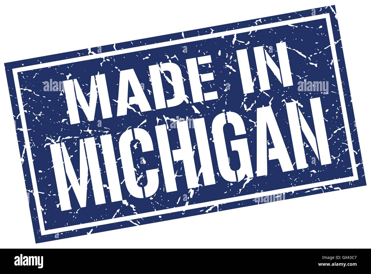 made in Michigan stamp Stock Vector Image & Art - Alamy