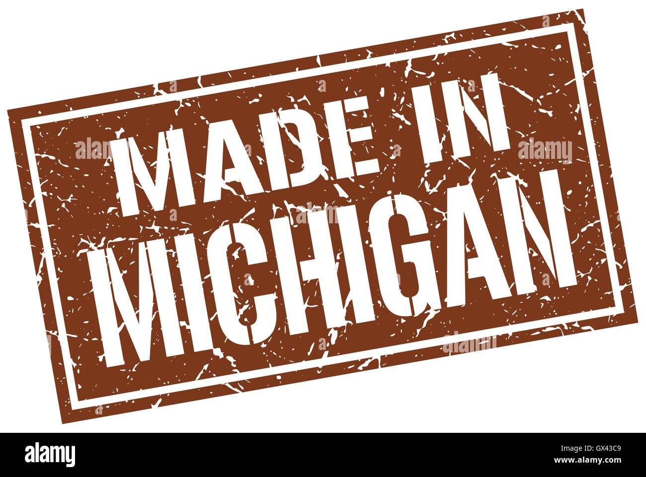 made in Michigan stamp Stock Vector Image & Art - Alamy
