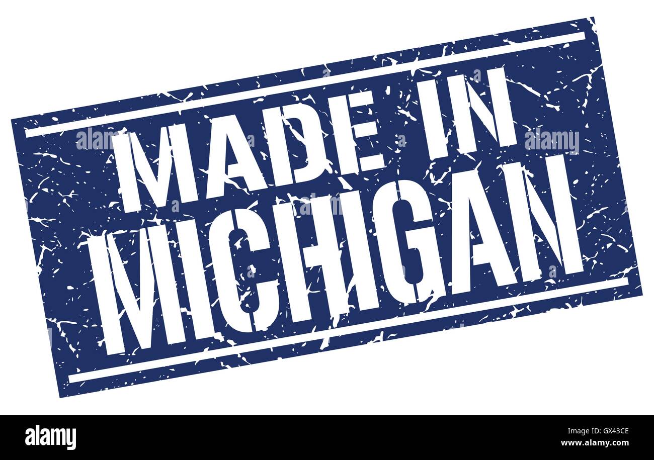 made in Michigan stamp Stock Vector Image & Art - Alamy