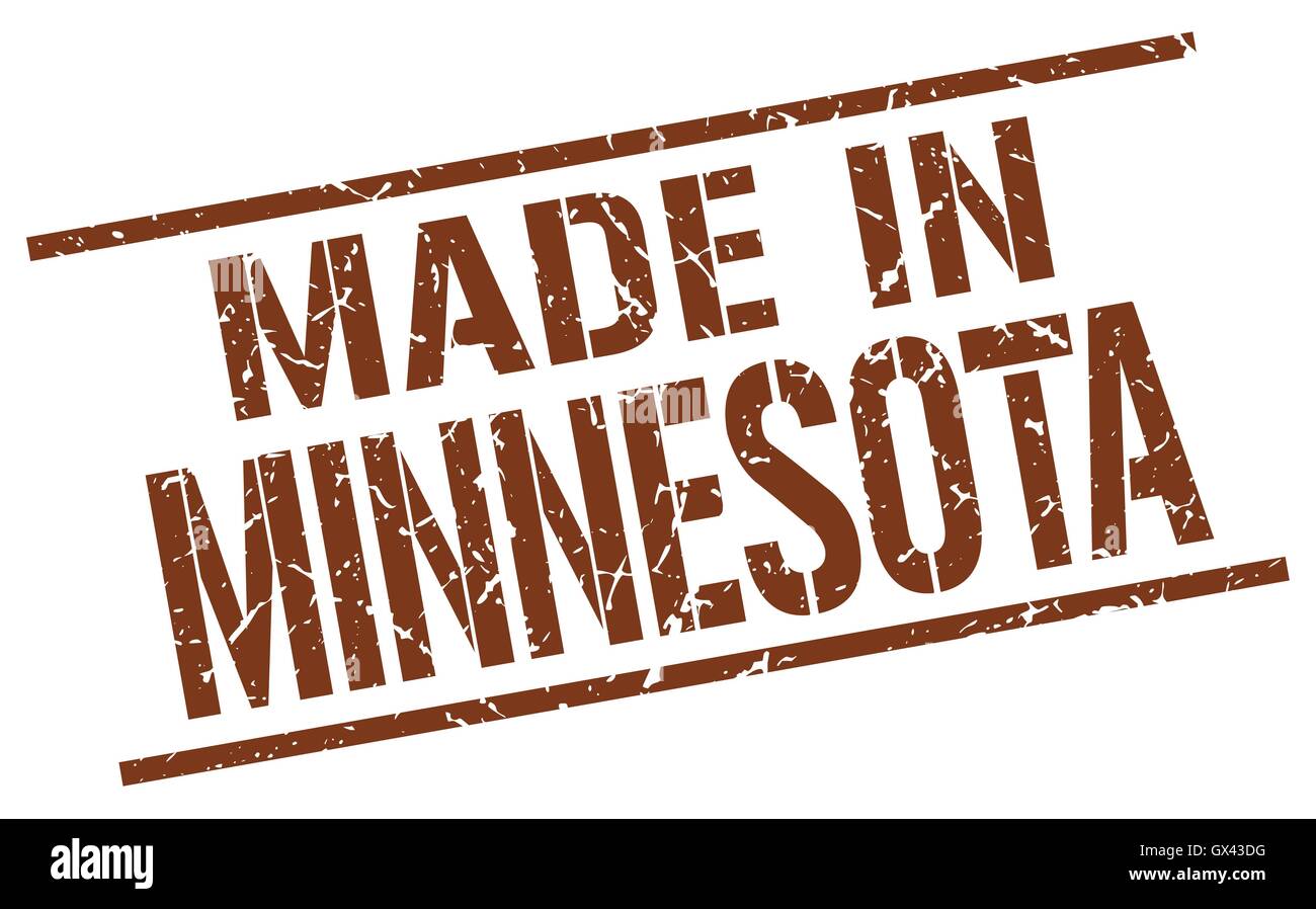 made in Minnesota stamp Stock Vector Image & Art - Alamy