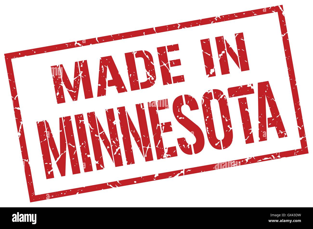 made in Minnesota stamp Stock Vector Image & Art - Alamy