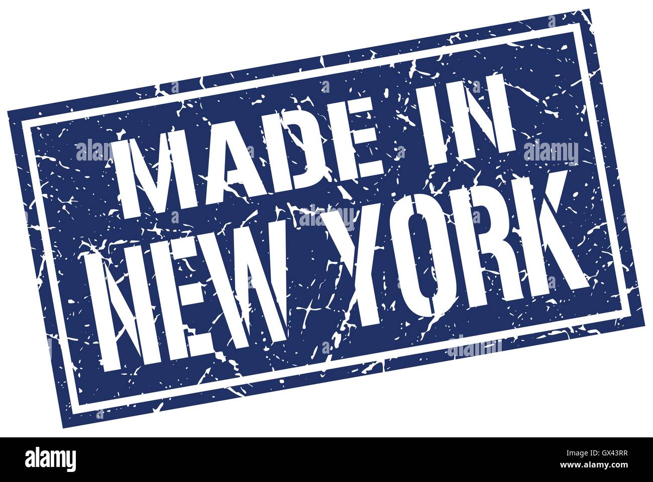 made in New York stamp Stock Vector Image & Art - Alamy