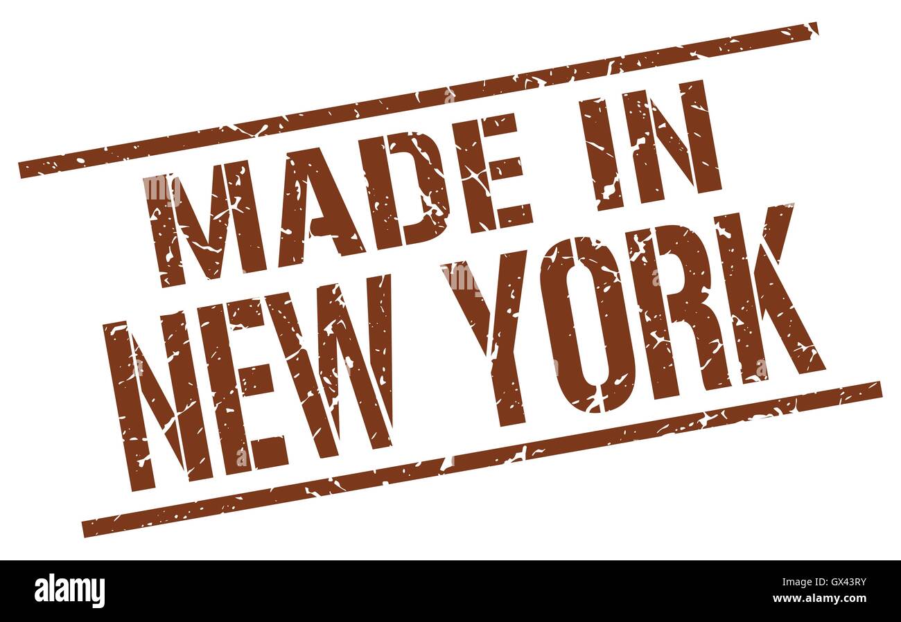 made in New York stamp Stock Vector Image & Art - Alamy