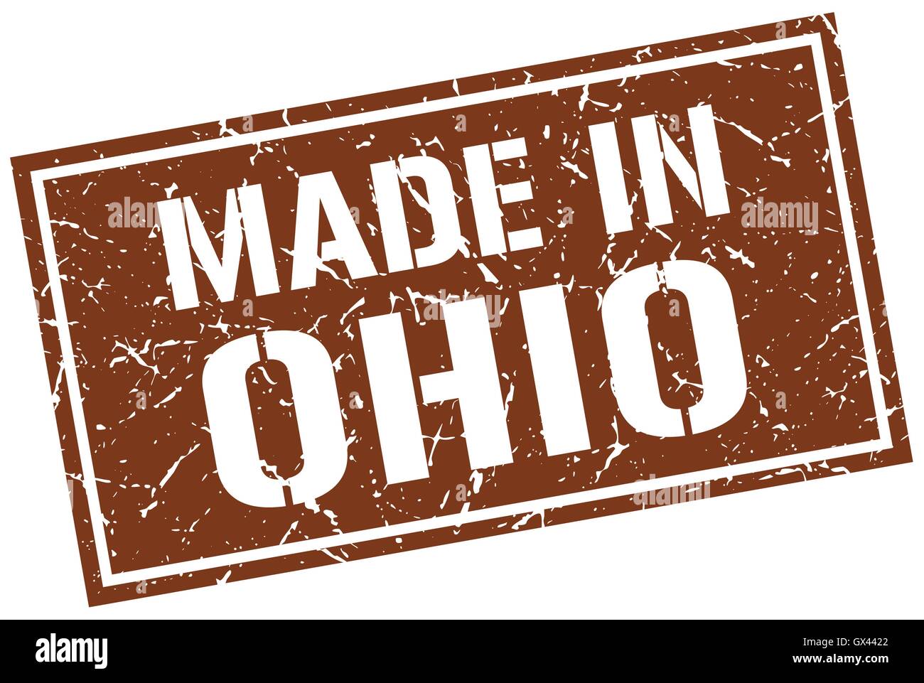made in Ohio stamp Stock Vector Image & Art - Alamy