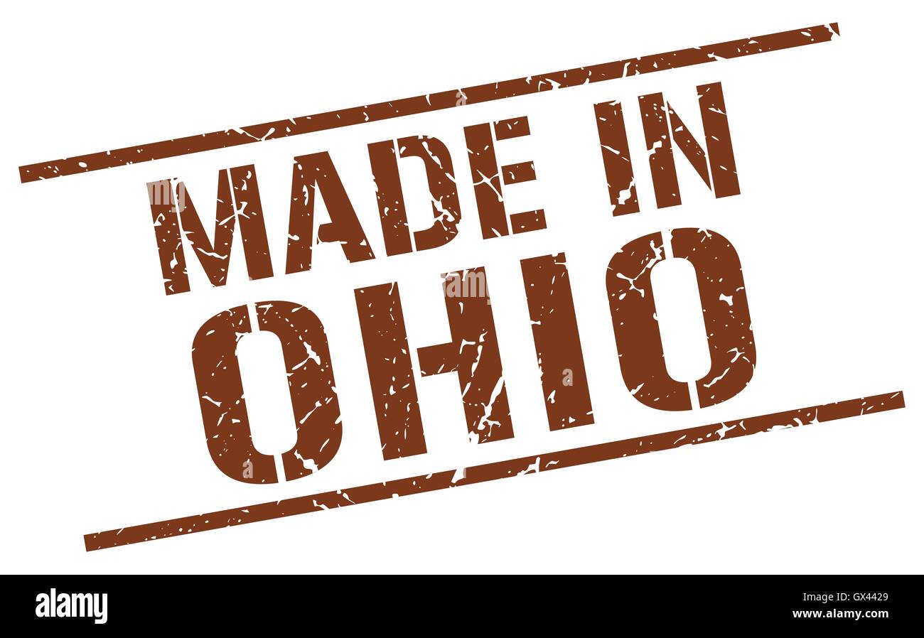 made in Ohio stamp Stock Vector Image & Art - Alamy
