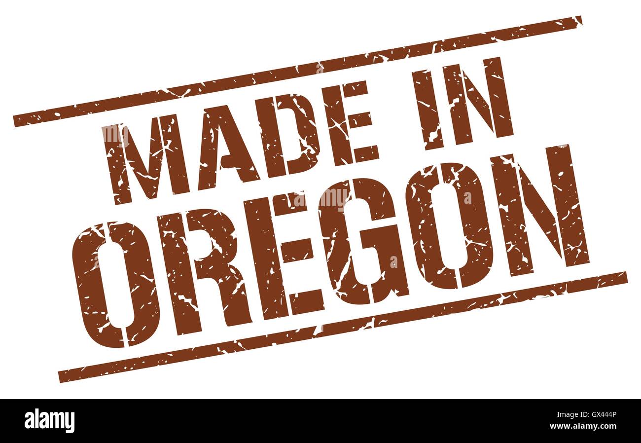 made in Oregon stamp Stock Vector Image & Art - Alamy
