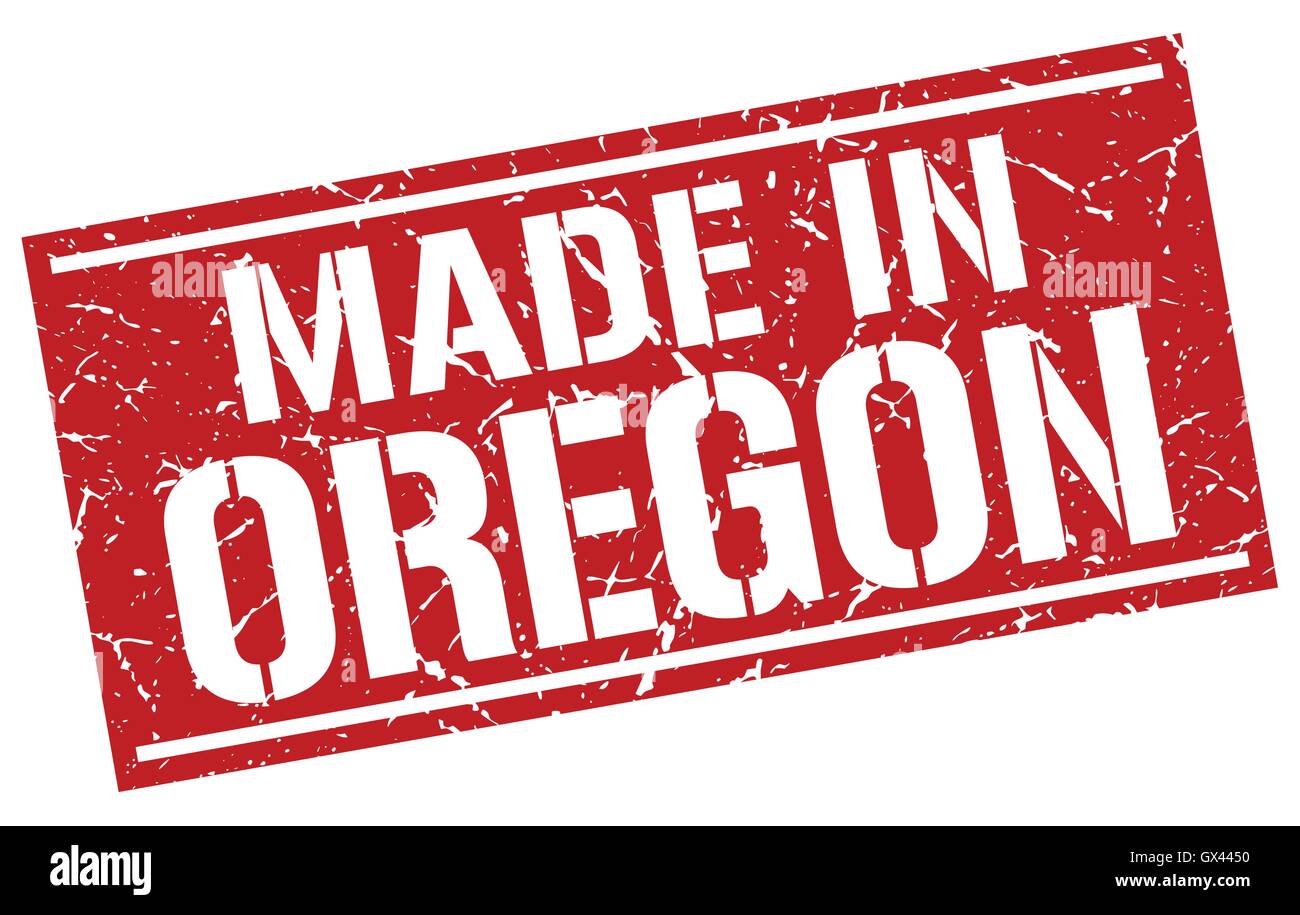 made in Oregon stamp Stock Vector Image & Art - Alamy