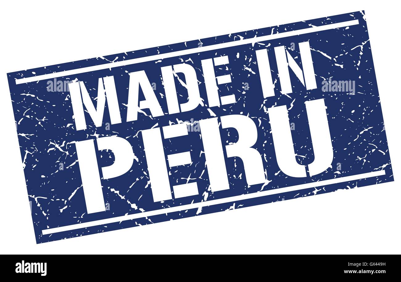 made in Peru stamp Stock Vector Image & Art - Alamy