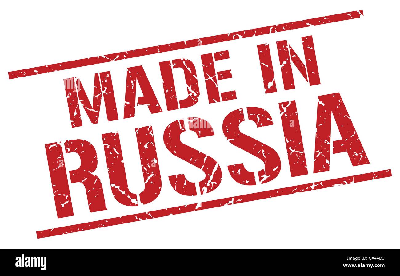 made in Russia stamp Stock Vector Image & Art - Alamy