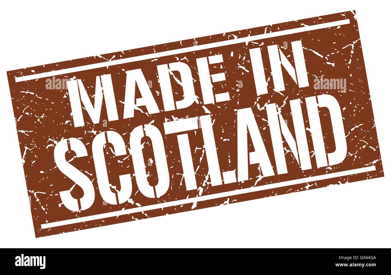 Made in scotland Stock Vector Images - Alamy