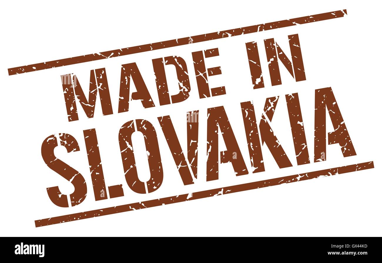made in Slovakia stamp Stock Vector Image & Art - Alamy