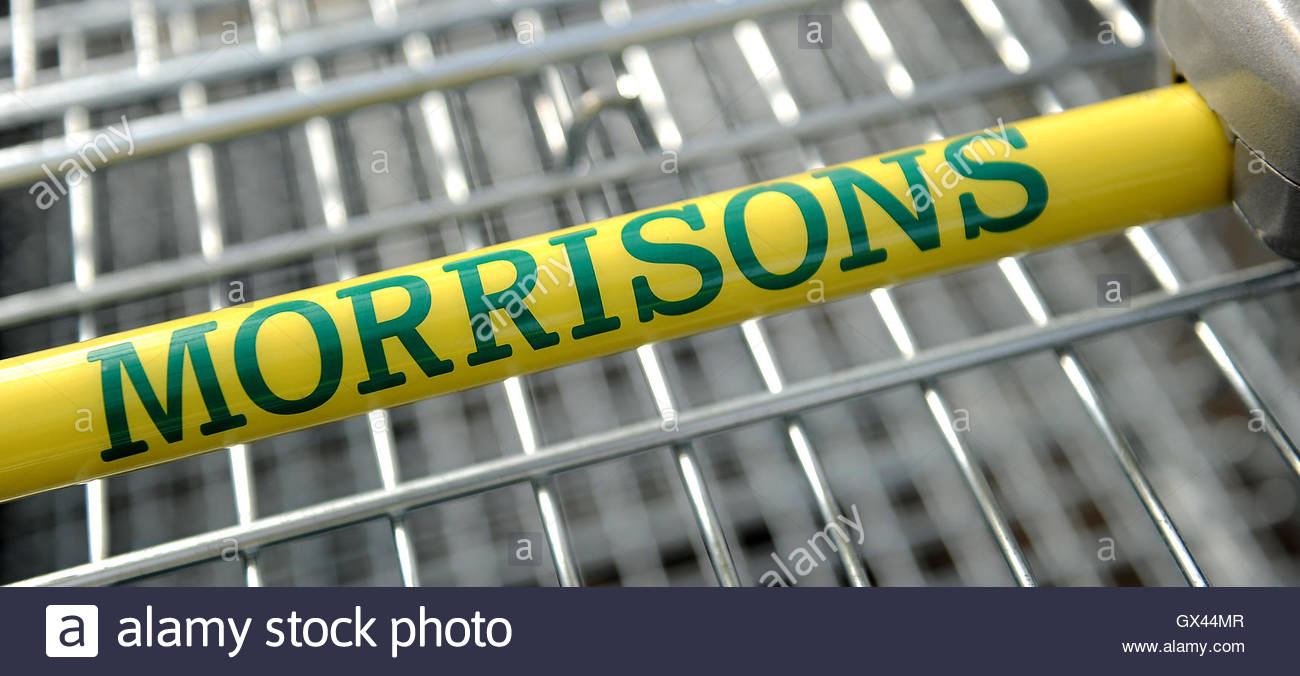Morrisons Shopping Trolleys Stock Photos & Morrisons Shopping Trolleys ...