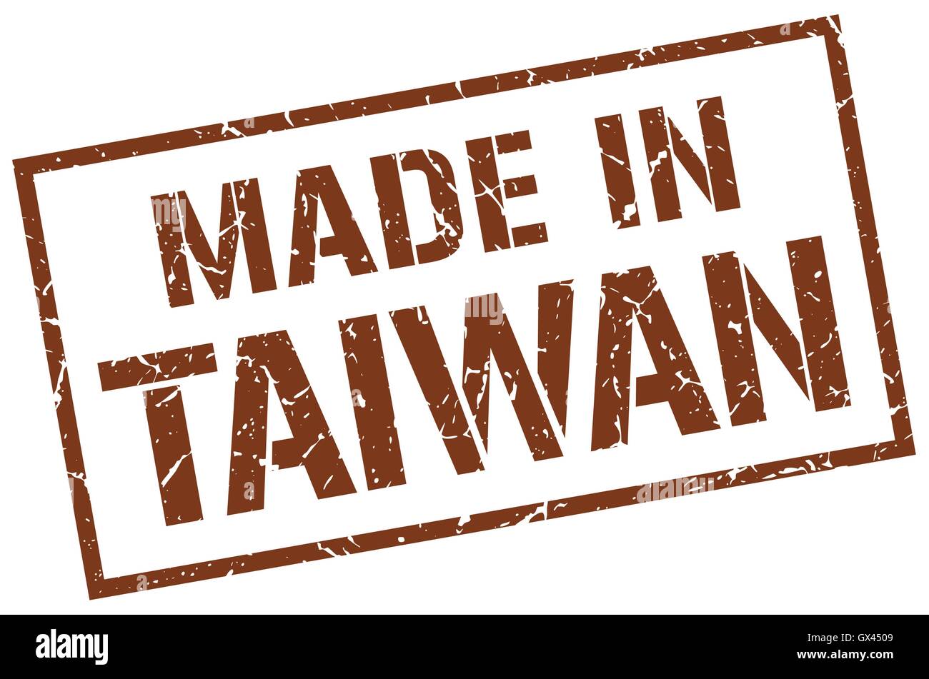 Made in taiwan stamp Stock Vector Images - Alamy