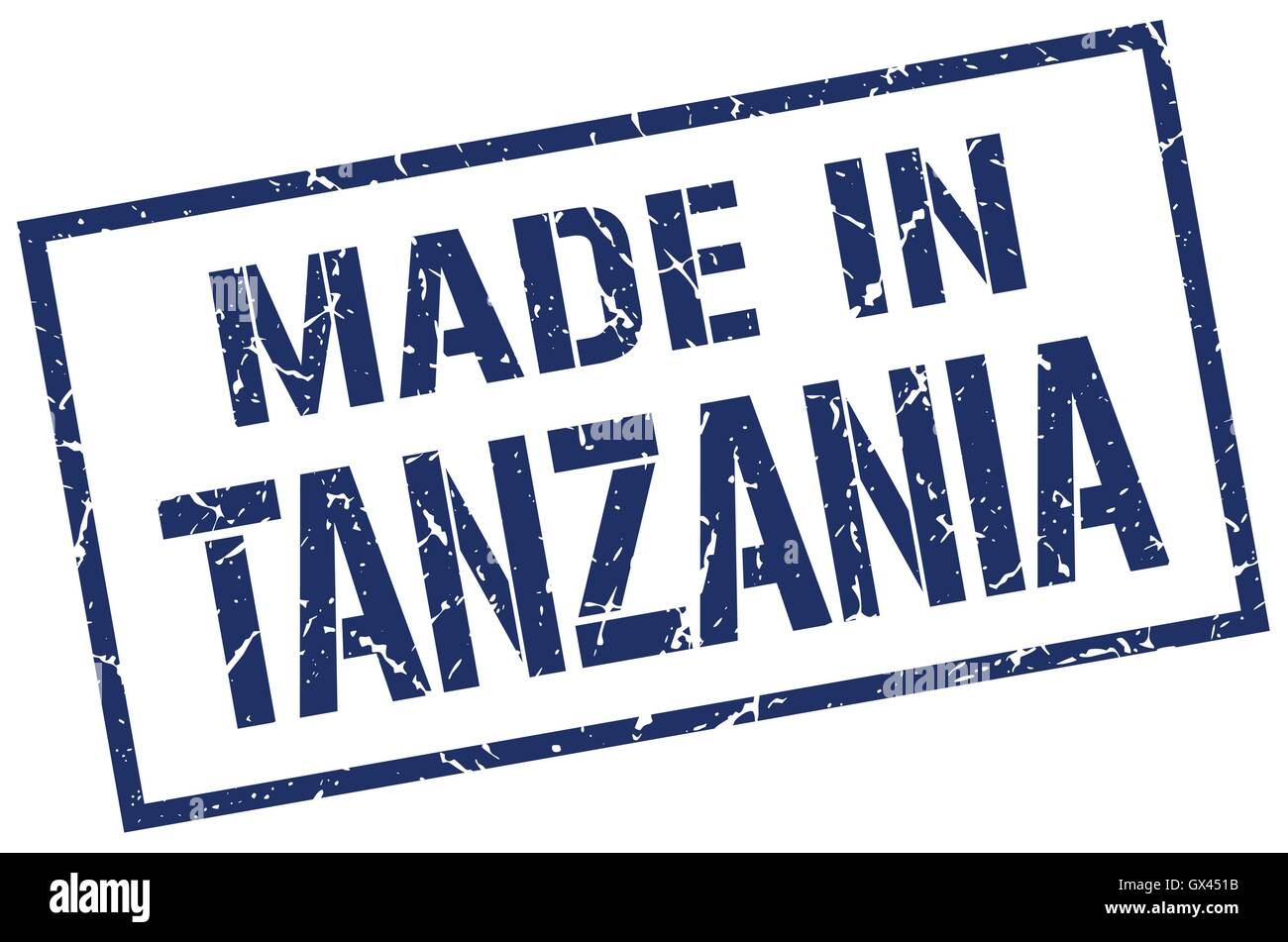 made in Tanzania stamp Stock Vector Image & Art - Alamy