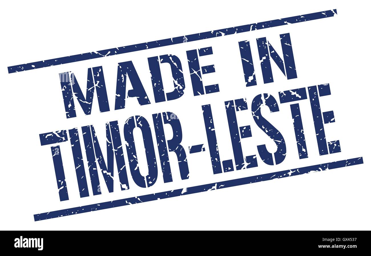 Made in timor leste Stock Vector Images - Alamy