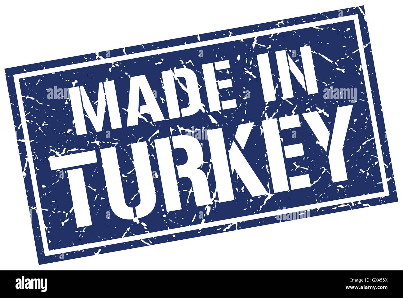 Made in turkey vector vectors Cut Out Stock Images & Pictures - Alamy