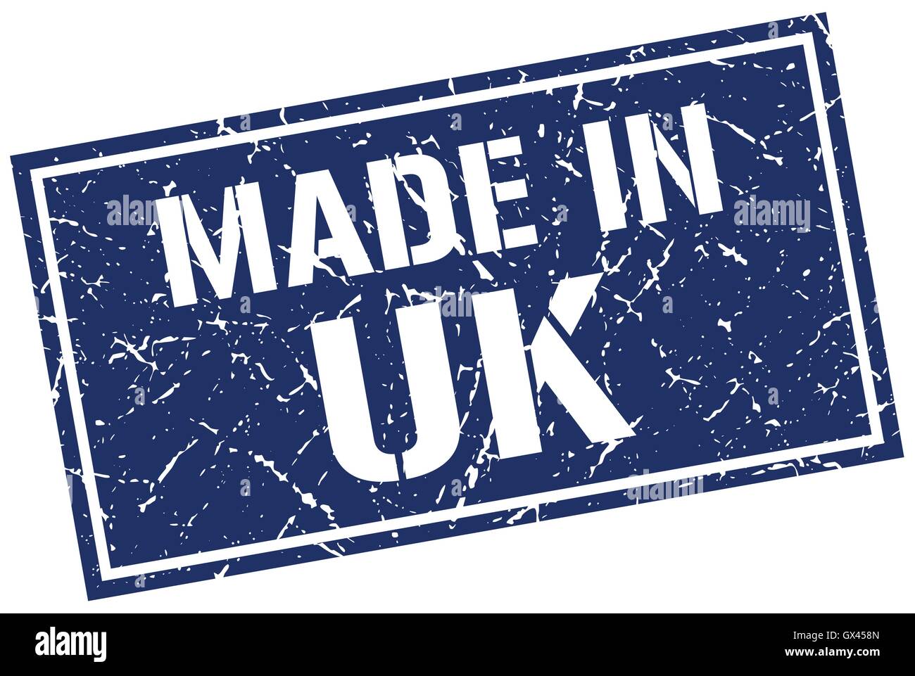 Made in the uk stamp Stock Vector Images - Alamy
