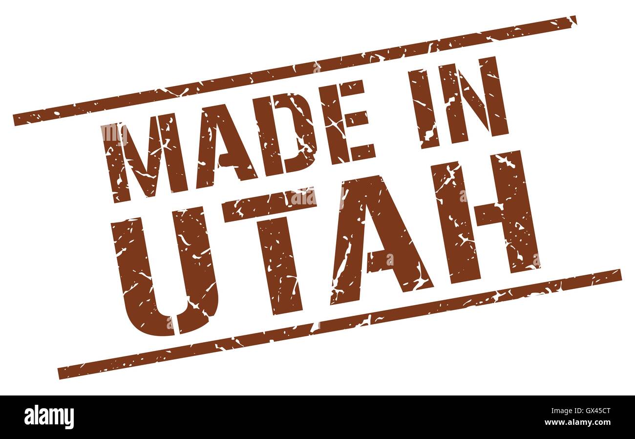 made in Utah stamp Stock Vector Image & Art - Alamy