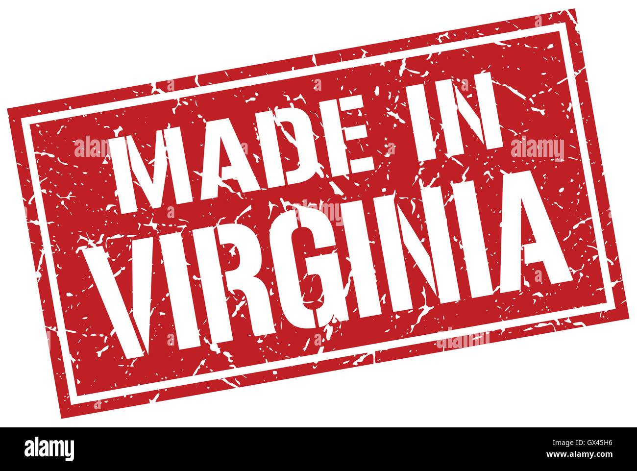 made in Virginia stamp Stock Vector Image & Art - Alamy
