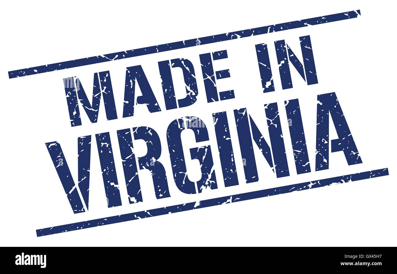 made in Virginia stamp Stock Vector Image & Art - Alamy