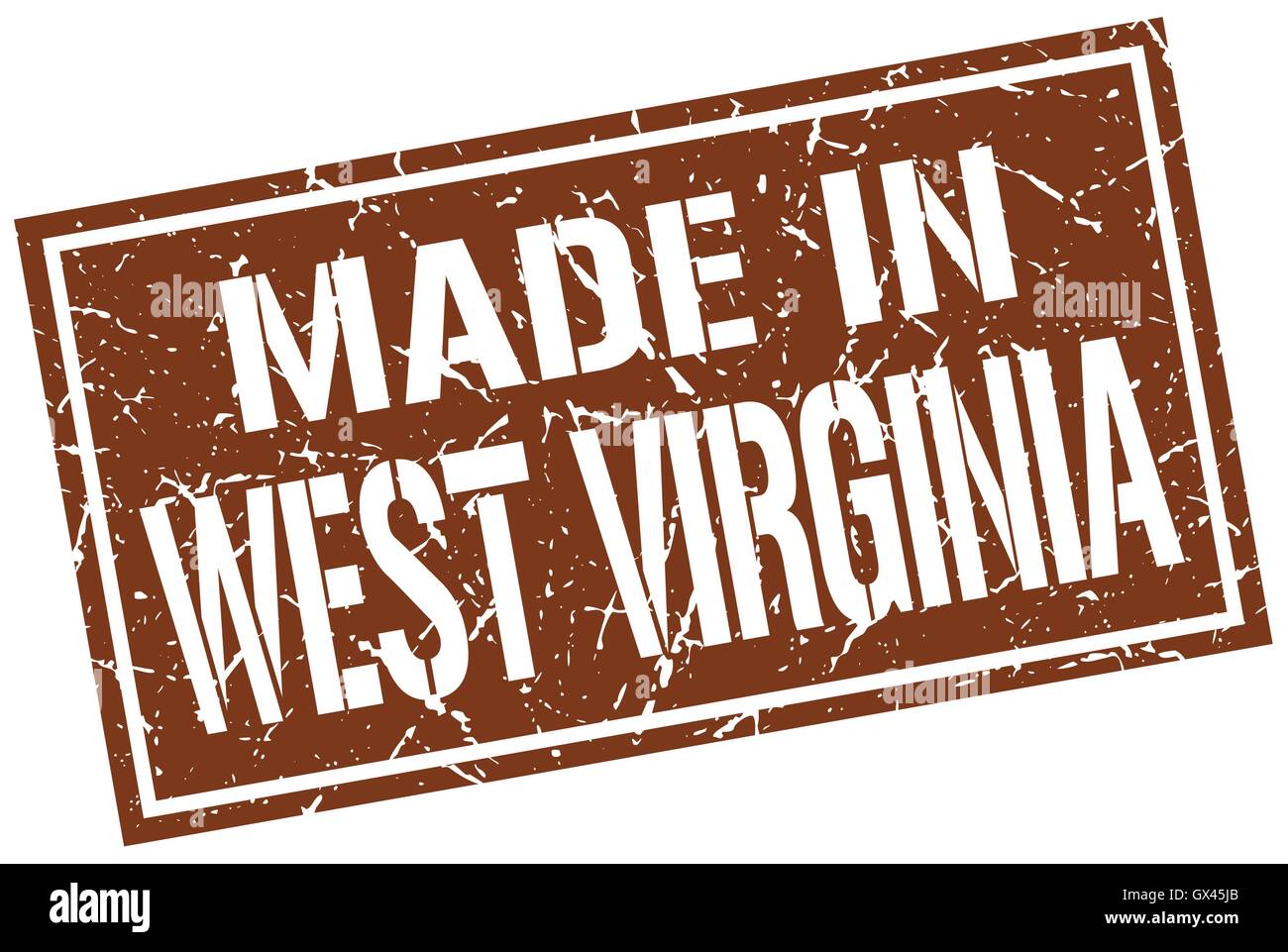 made in West Virginia stamp Stock Vector Image & Art - Alamy