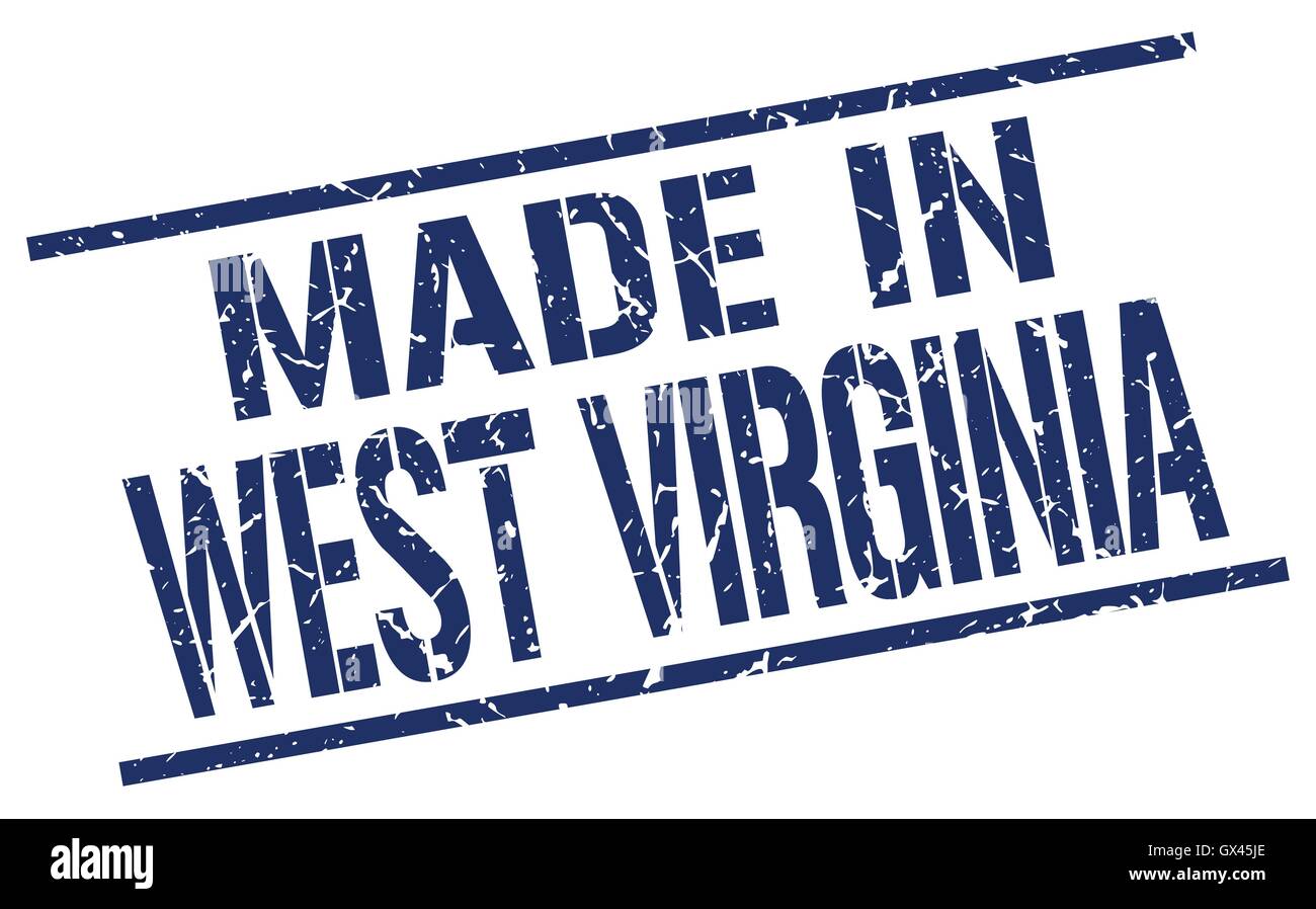 made in West Virginia stamp Stock Vector Image & Art - Alamy