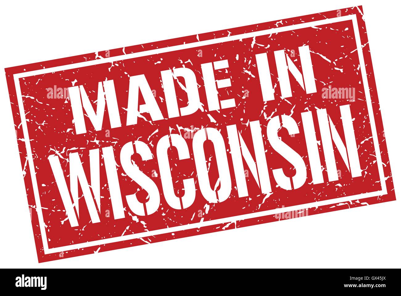 made in Wisconsin stamp Stock Vector Image & Art - Alamy