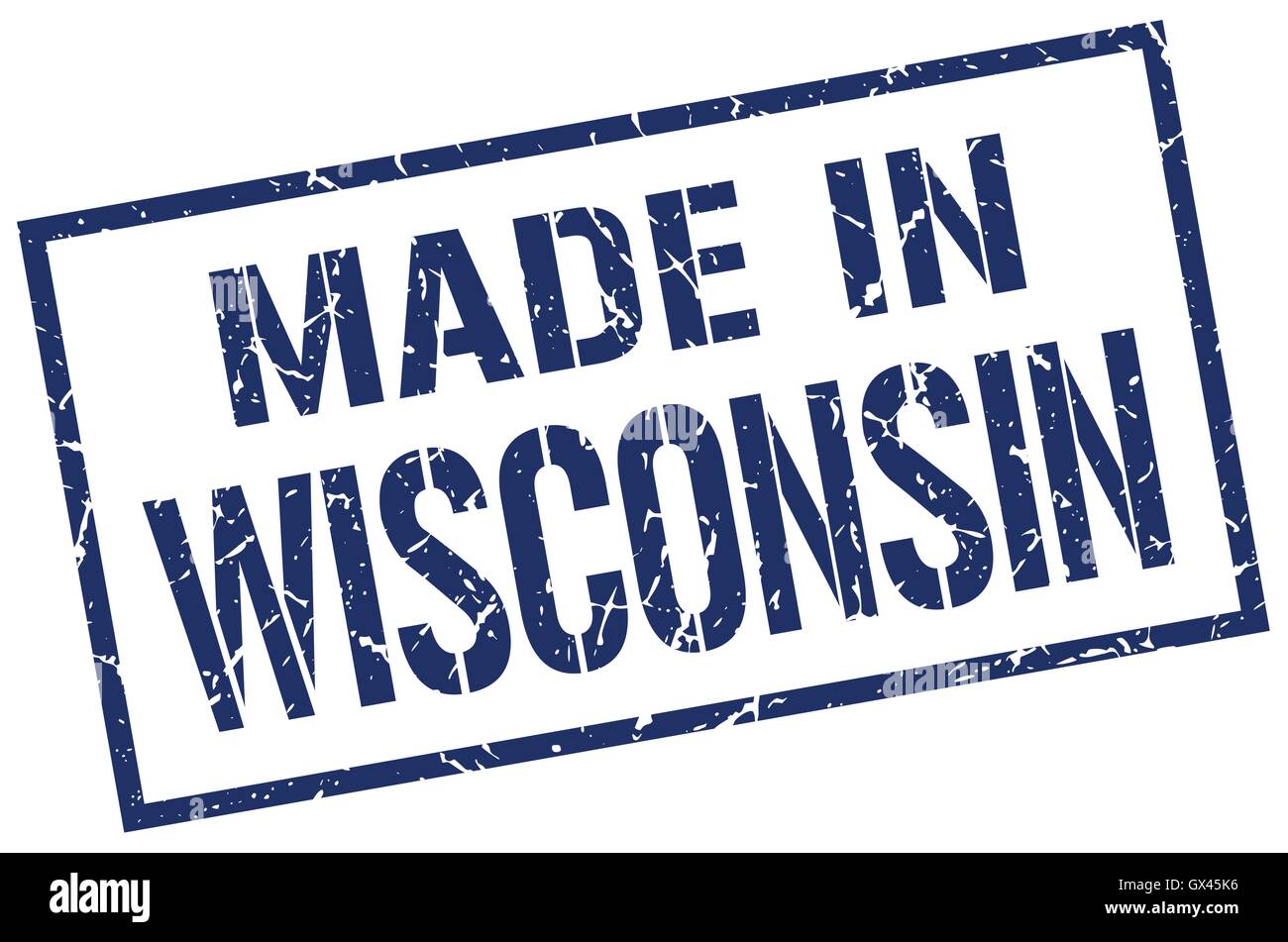made in Wisconsin stamp Stock Vector Image & Art - Alamy