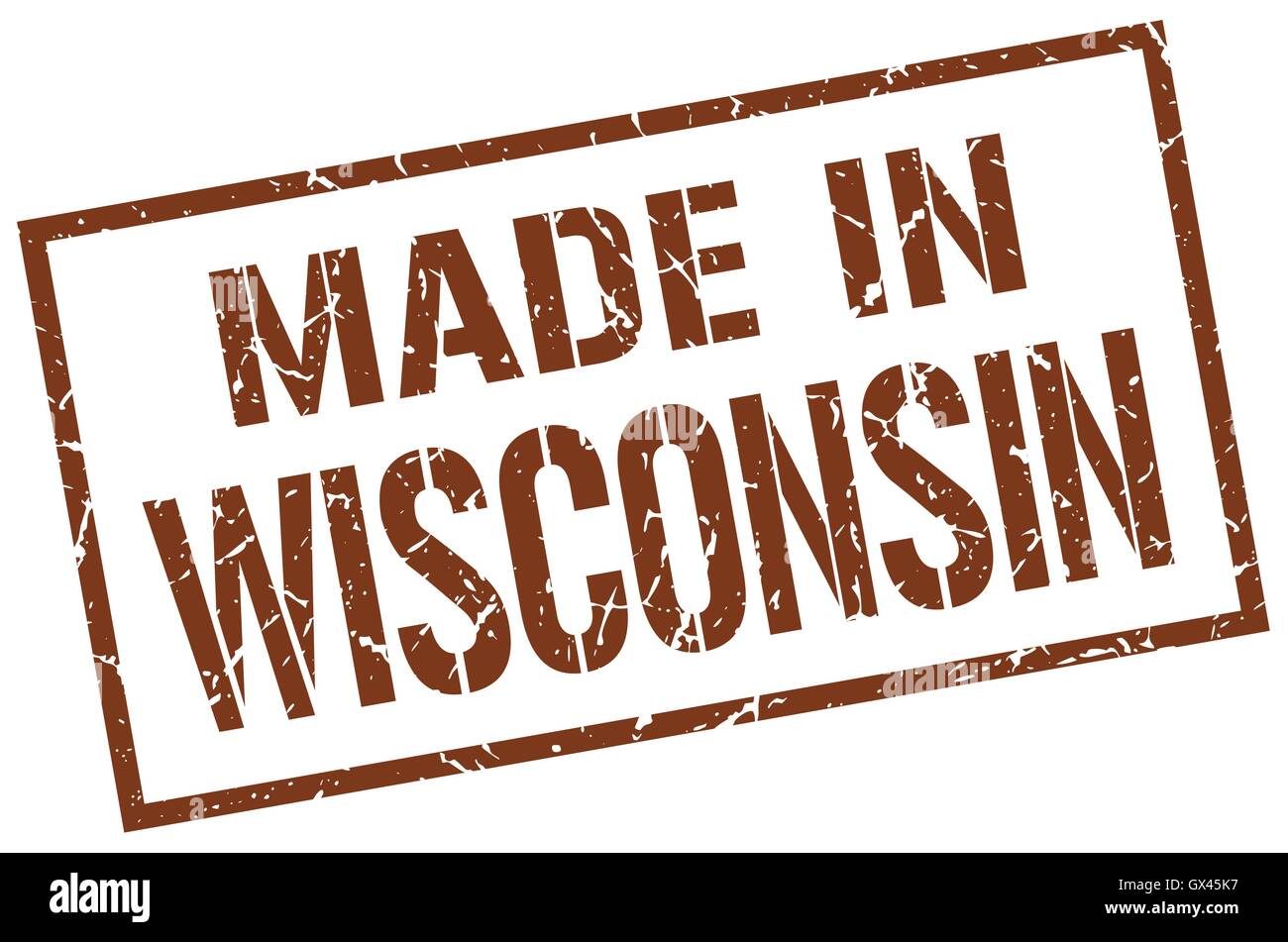made in Wisconsin stamp Stock Vector Image & Art - Alamy