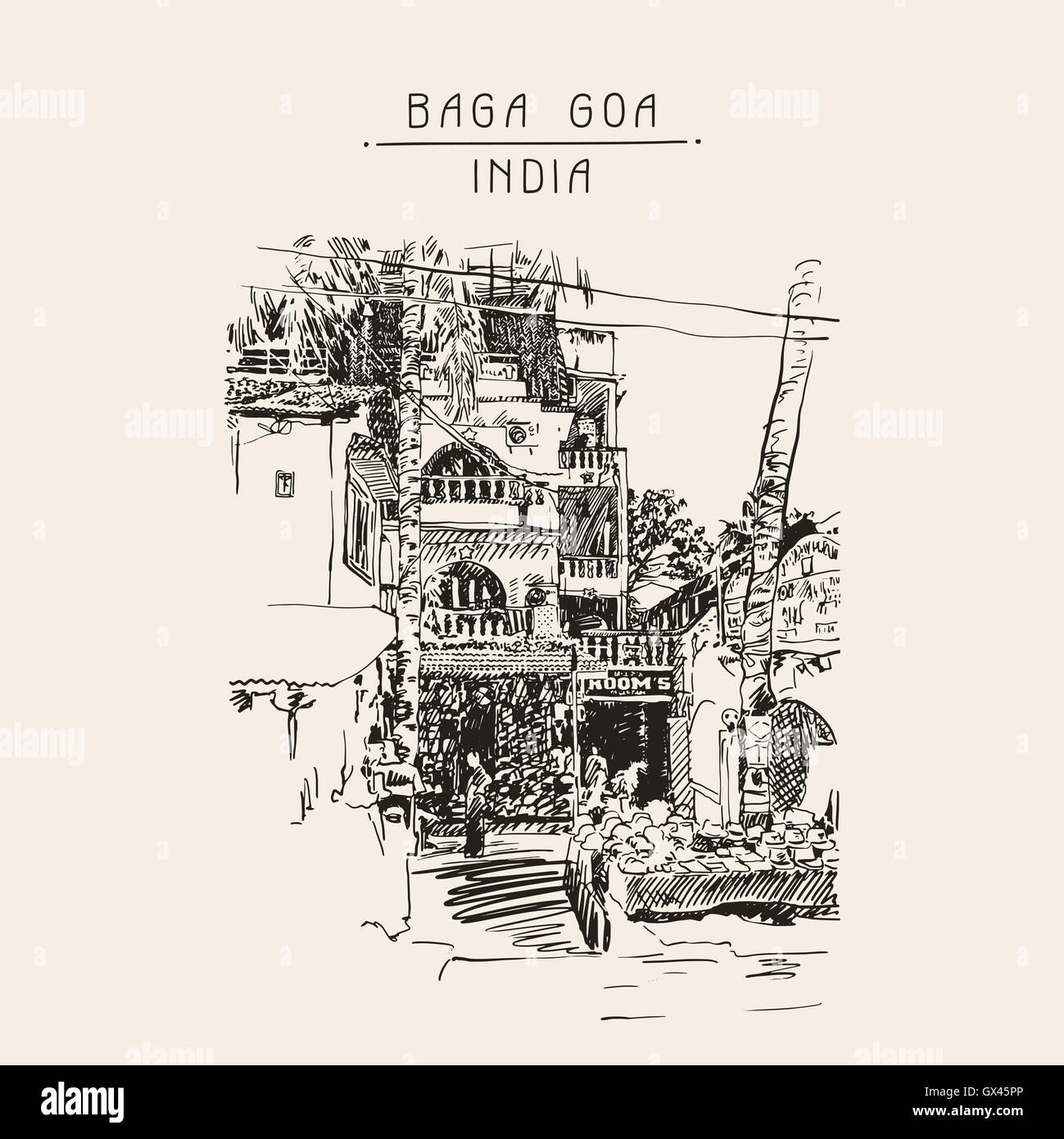 The original landmark shop Stock Vector Images - Alamy