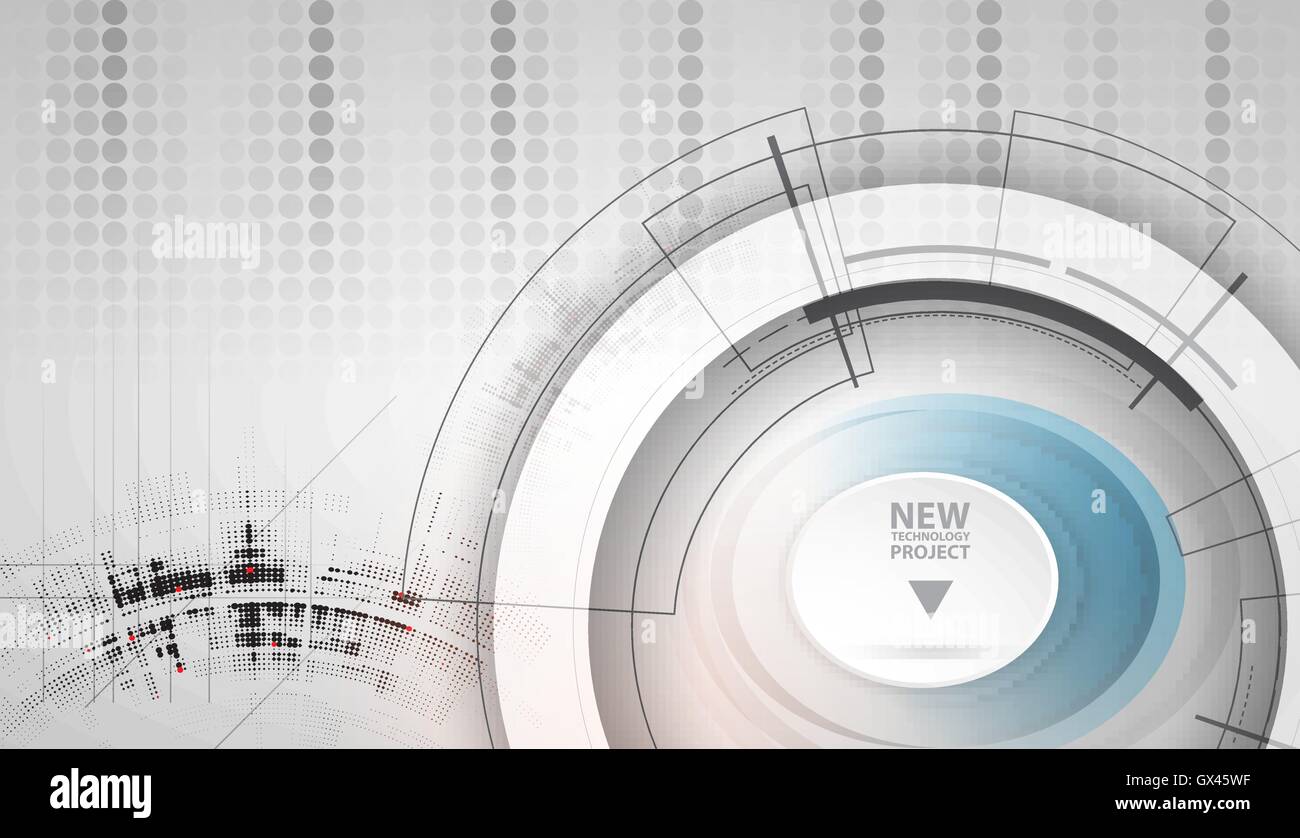 New future technology concept abstract background for business solution ...