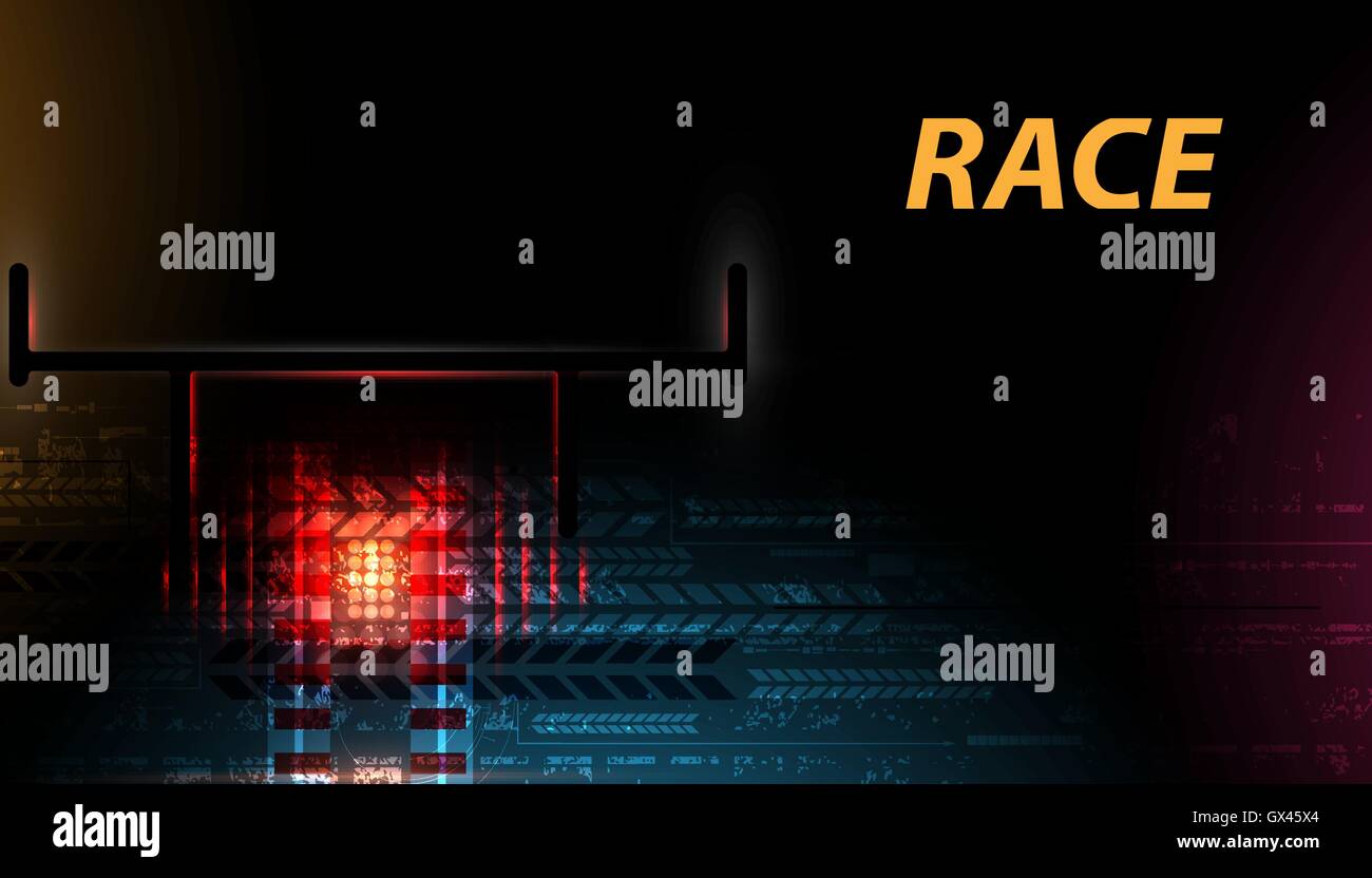 Racing square background, vector abstraction in racing car track Stock ...