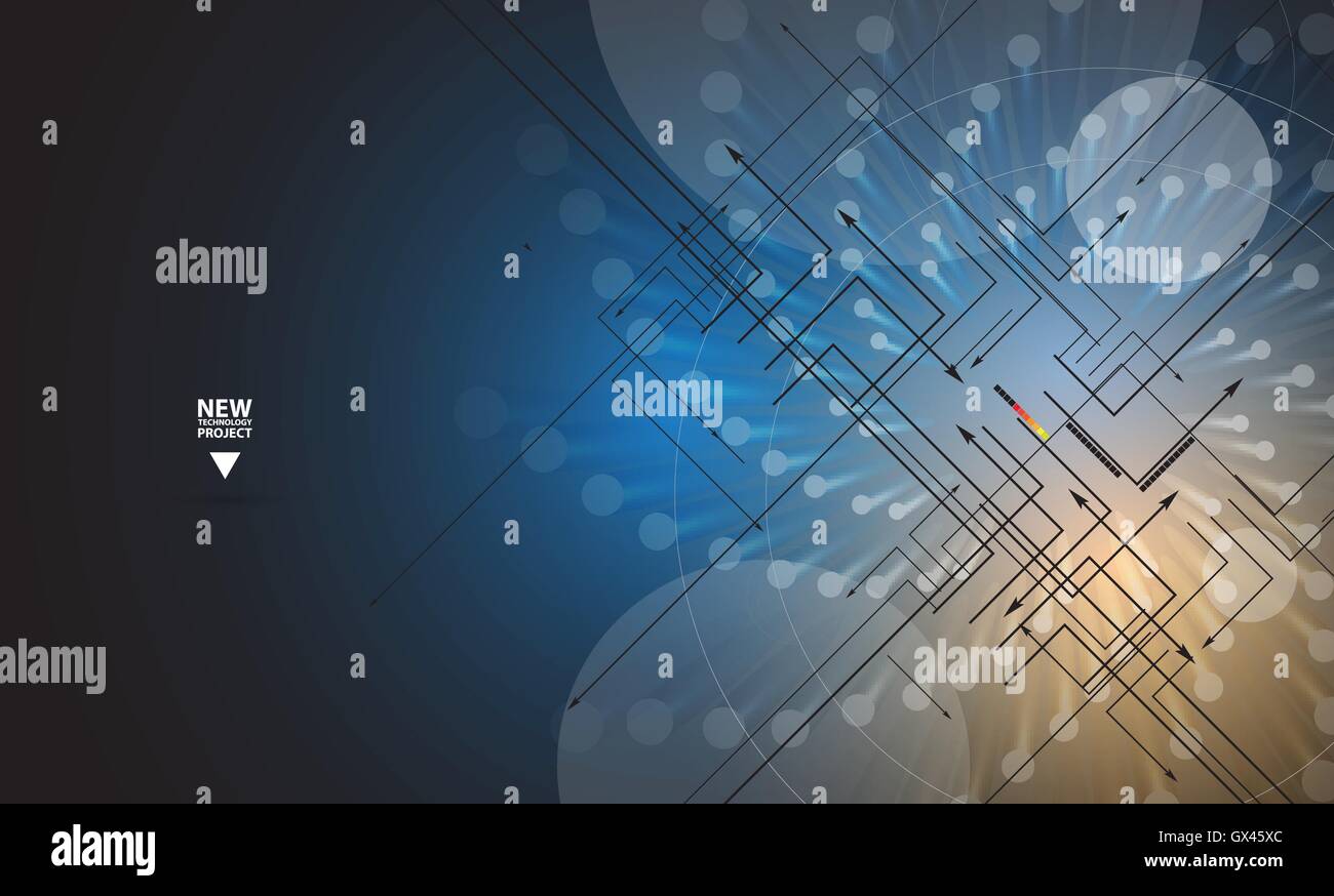 Future abstract digital matrix concept network technology background ...