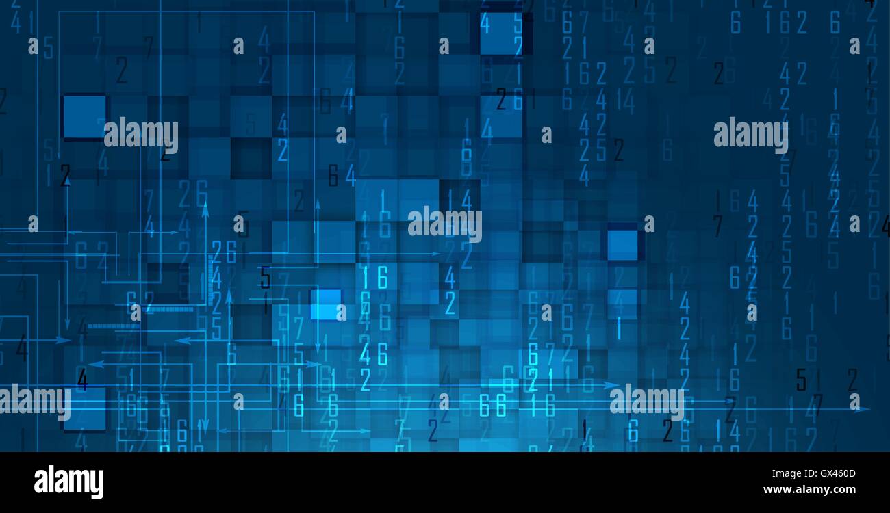 Grunge decompression data technology vector background. Retro ...