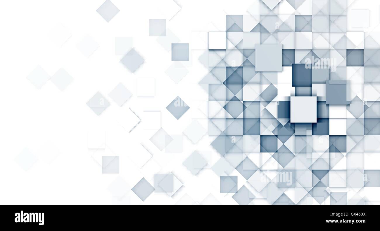 Light blue abstract geometric background for design template Stock ...