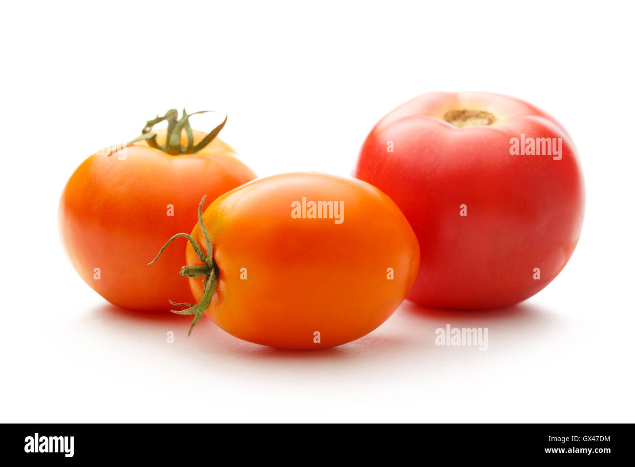 Red organic tomatoes on Cut Out Stock Images & Pictures - Alamy