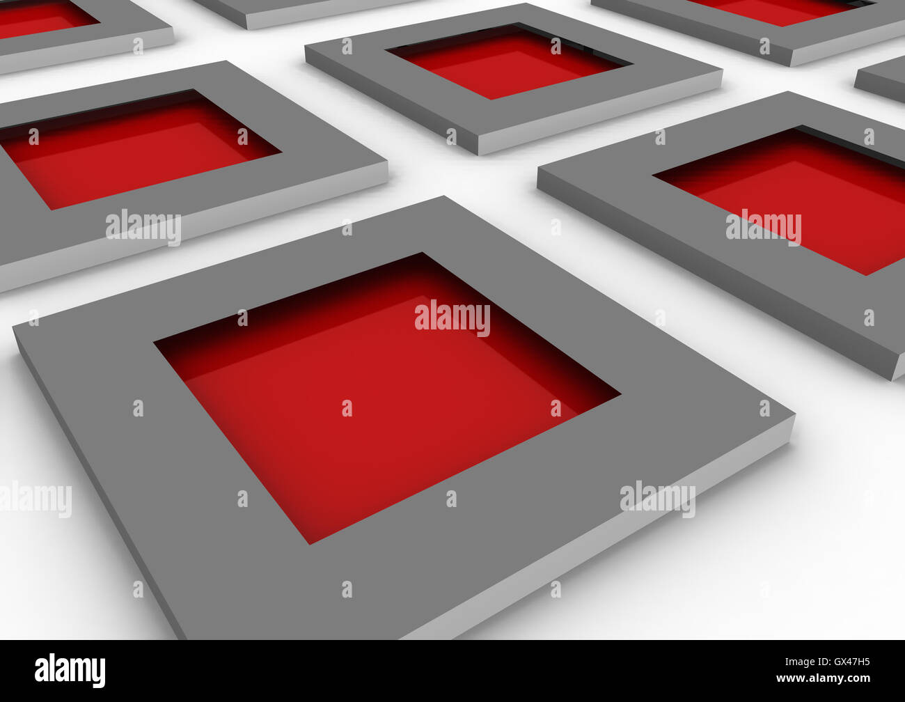 Red blue abstract objects hi-res stock photography and images - Alamy