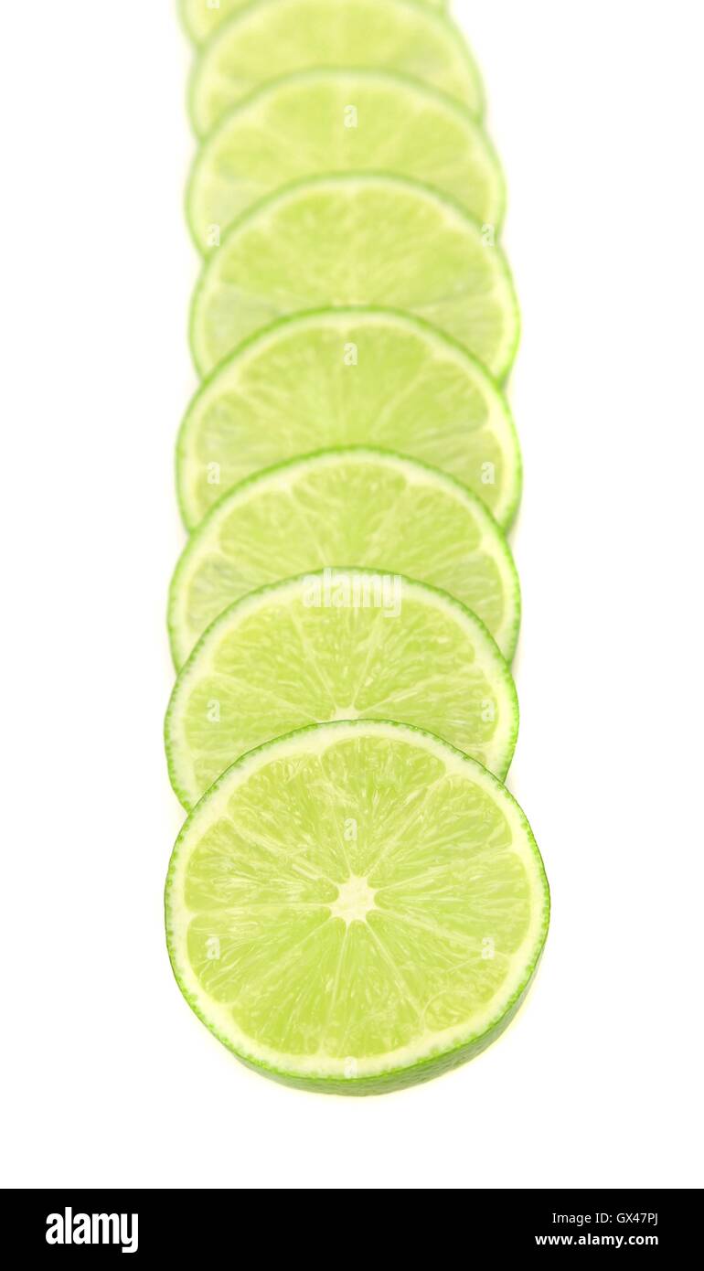 Row lime slices hi-res stock photography and images - Alamy