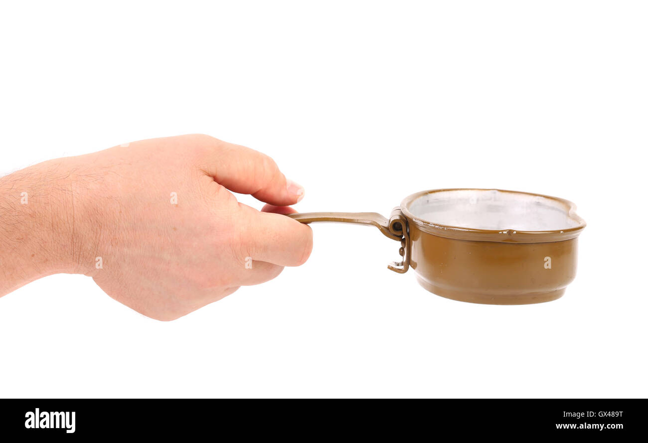 Army tin cup hi-res stock photography and images - Alamy