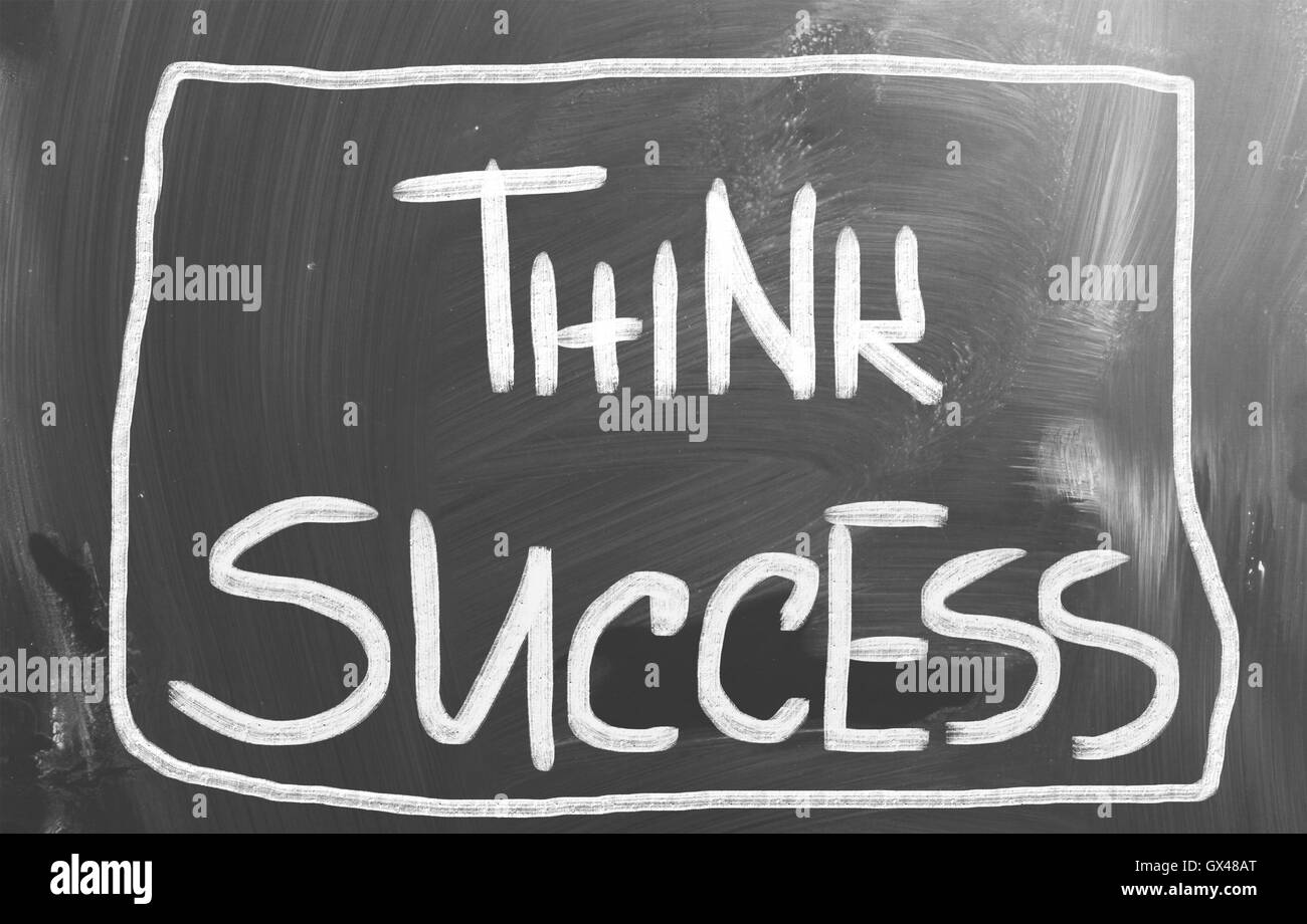 Think Success Concept Stock Photo - Alamy