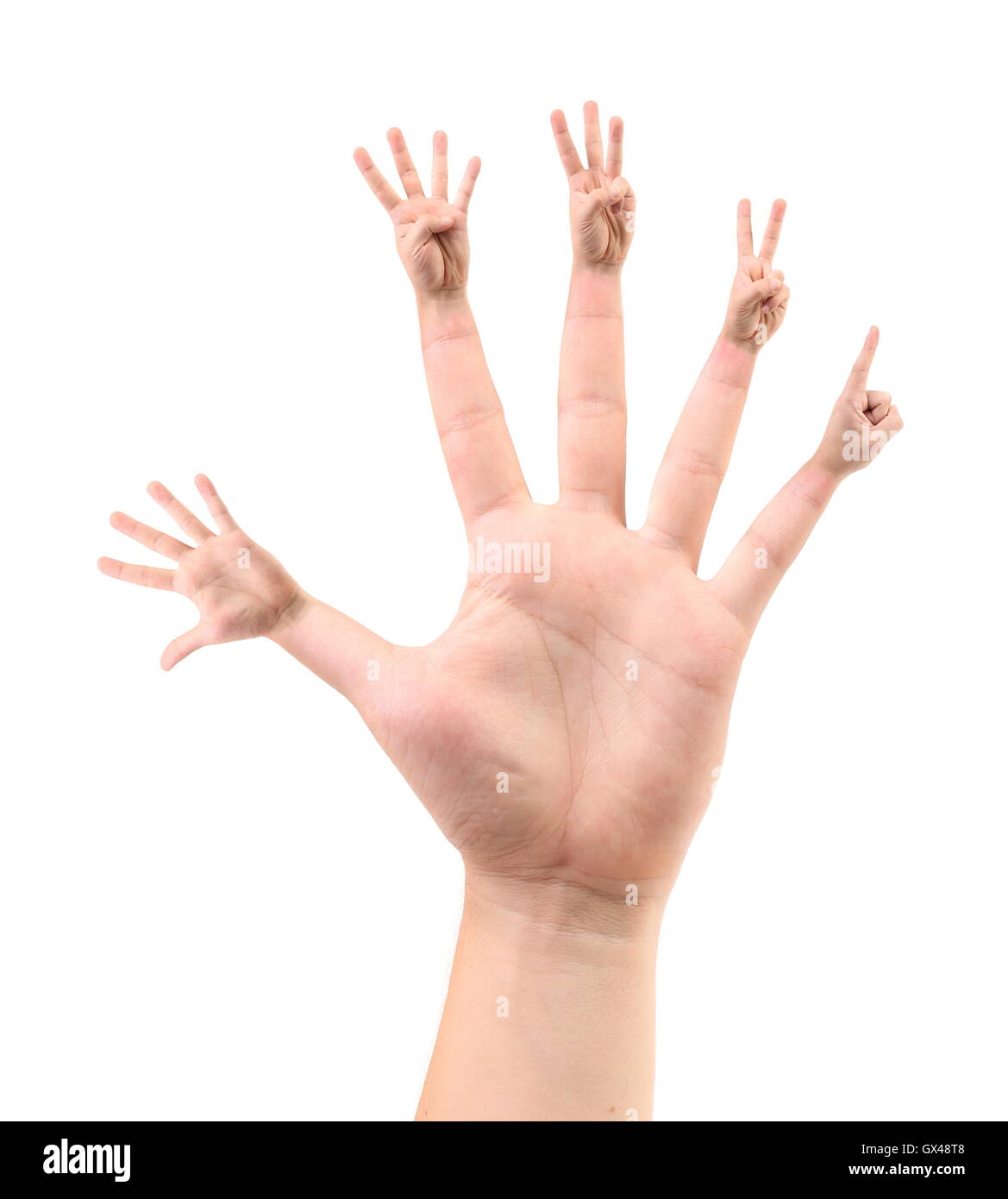 Fold fingers hi-res stock photography and images - Alamy