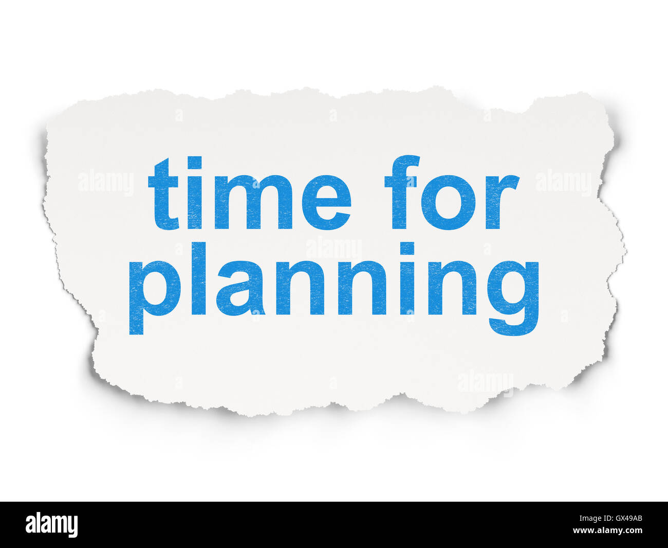 Time concept: Time for Planning on Paper background Stock Photo - Alamy